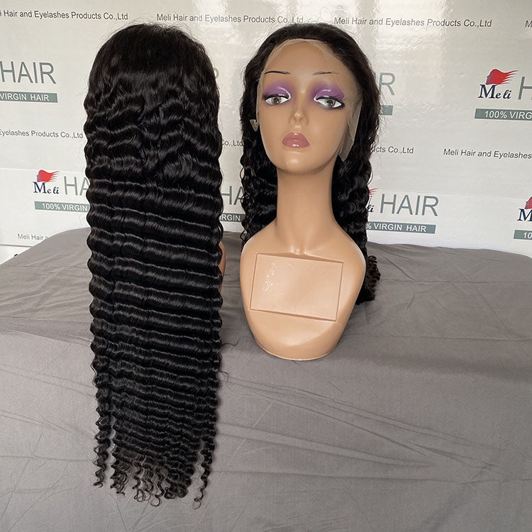 180% Natural Color Wigs For Black Women Transparent Lace And HD Lace 1 ...